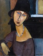 Obrazová reprodukce Jeanne Hebuterne wearing a hat, Amedeo Modigliani