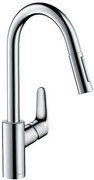 Hansgrohe Focus M41 dřezová baterie s vytahovací sprškou, 2 proudy chrom 31815000