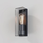 M O450WL-01GF Nástěnné svítidlo Conf E27 15W černý hliník IP65 čiré sklo - MAYTONI