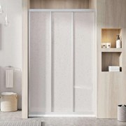 Ravak Supernova - Sprchové dveře trojdílné ASDP3-80, 77-81 cm, satin/Pearl 00V40UR211