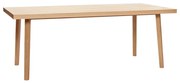 Jídelní stůl v dekoru dubu 100x200 cm Herringbone – Hübsch