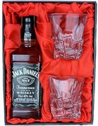 Alkohol Dárková sada Jack Daniel's old No. 7 se 2 sklenicemi Crack