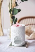 YogaDay Aroma lampa bílá - vlnky