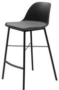 Černá barová židle Unique Furniture Whistler