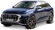 Bburago audi sq8 1:32 modrá metalíza