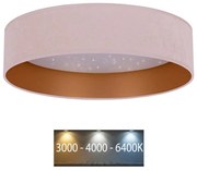 Brilagi - LED Stropní svítidlo VELVET STAR LED/24W/230V pr. 40 cm růžová/zlatá
