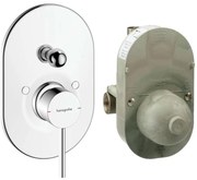 Hansgrohe Zesis S - Baterie pod omítku, pro 2 spotřebiče, s tělesem, chrom 74418000