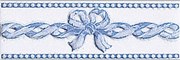 Listela Fineza Ricordi bleu 7x20 cm lesk RICLIFIA