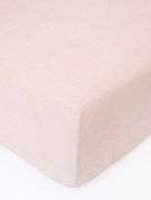 MK Lůžkoviny Froté prostěradlo 90 × 200 cm - pudrová
