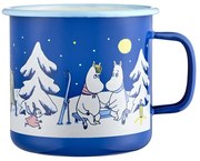 Hrnek Moomin Starry Night 0,8l, smalt / modrý