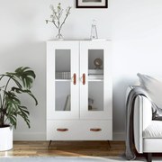 Skříň highboard bílá 69,5 x 31 x 115 cm kompozitní dřevo