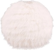 Krémová stolní lampa (výška 24 cm) Furry – Reality