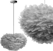 Toolight Rea, Závěsné svítidlo Feather APP334-3CP Grey, OSW-00428