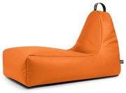 Oranžový sedací vak z imitace kůže Chill XXL – So Soft?