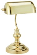 Markslöjd 108977 - Stolní lampa BANKERS 1xE14/40W/230V zlatá