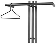 Černý kovový nástěnný věšák 65 cm Senza – Spinder Design