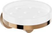 Mexen Triv, nástěnný držák na mýdlo, bílá/růžové zlato, 70A33055-60W