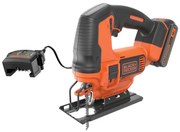 BLACK+DECKER Nářadí - 18V AKU přímočará pila, 1x aku 2,0 Ah Li-Ion, nabíječka BDCJS18-QW