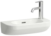 Laufen Lua - Umývátko 50x23 cm, s přepadem, otvor pro baterii vpravo, bílá H8150820001061