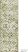 Breno Kusový koberec LUNA 107 beige – béžové dlaždice, 60x180 cm, Vícebarevné/Béžová