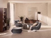 Livarno® Interiérová lounge pohovka, šedá