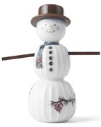 Vánoční porcelánová dekorace Snowman 11,5 cm Kähler