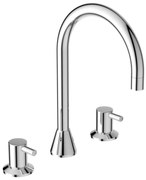Ideal Standard CeraLine - Umyvadlová baterie, 3-otvorová instalace, chrom BC196AA