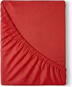Kvalitex Saténové prostěradlo s gumou červené 80x200cm