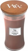 WoodWick velká svíčka Stone Washed Suede 609.5 g