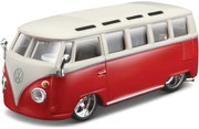 Bburago volkswagen van samba 1:32 červeno-bílá