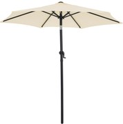 Slunečník béžový průměr 200 cm 102548