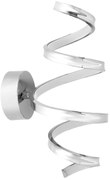 Toolight Moderní nástěnné LED svítidlo Spirála APP828-W CHROM