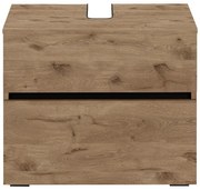 Skříňka pod umyvadlo v dekoru dubu v přírodní barvě 60x55 cm Wisla – Støraa