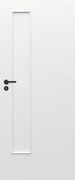 Porta doors Interiérové dveře bezfalcové 80 P, 848 × 1970 mm, SOFT CPL, pravé, bílé, prosklené