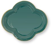 Pip Studio servírovací tác 31x36 cm, zelený (Kovový servírovací tác)