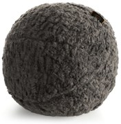 DEKORAČNÍ POLŠTÁŘ BUKLA09 (FI) 24 CM TMAVĚŠEDÁ