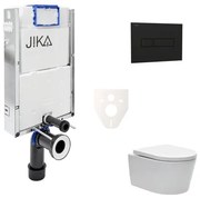 Cenově zvýhodněný závěsný WC set Jika k zazdění + WC SAT Brevis SIKOJW3