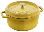 Staub Litinový hrnec s poklicí Cocotte, Ø 28 cm/ 6,7 l, citronová 1029104