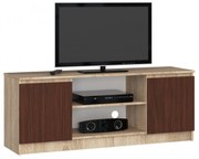 Komoda RTV K140 2D 1PCLP-sonoma/wenge