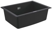 Grohe - Kompozitní dřez K700 s odtokem, 61x46 cm, granitová černá 31655AP0