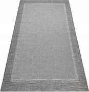 Koberec Šňůrkový Boho 80x150 cm Sisal šedý #B1538