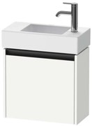 Duravit Ketho.2 - Umyvadlová skříňka 44x48x24 cm, 1 dvířka, panty vlevo, matná bílá K25072L18180000