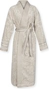 Pip Studio župan Jasmin Jacquard - pískový (Luxus a pohodlí ve stylovém županu s rafinovaným žakárovým květinovým vzorem)