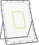 HOMCOM Rebounder na fotbal - přenosná odrazová stěna se zónou pro odražení míče, ideální pro trénink dětí a teenagerů - 123x174 cm, černá | Aosom