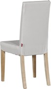 Potah na židli IKEA Harry, krátký barva béžová látka pletený vzor