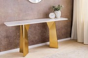 Designová konzole Napayshni 140 cm bílá