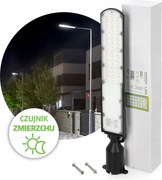 Led pouliční svítidlo 100W se soumrakovým senzorem 4000K 10000lm IP65 IK08