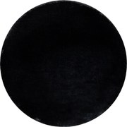Dywany Łuszczów, Kusový koberec Visco Rabbit Dark grey 5 kruh, 120x120 (průměr) kruh, šedá, dětský pokoj