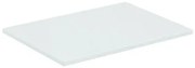 Ideal Standard Connect Air - Vrchní deska 604 x 18 x 442 mm, lesklý bílý lak E0848B2