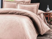 Darymex Saténové povlečení 160x200 Sal powder pink v krabici žakárové ornamenty orientální Luxury Premium